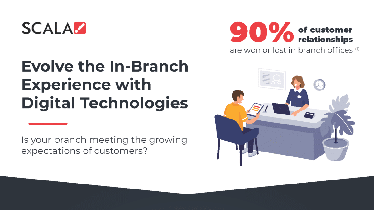 Infographic | Evolving In-Branch Experience with Digital Tech | Scala
